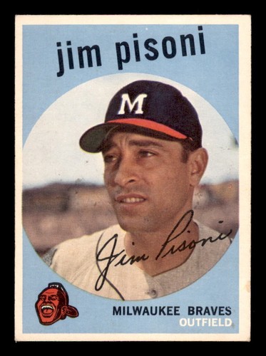 1959 Topps Baseball #259 Jim Pisoni VG *e1 | eBay