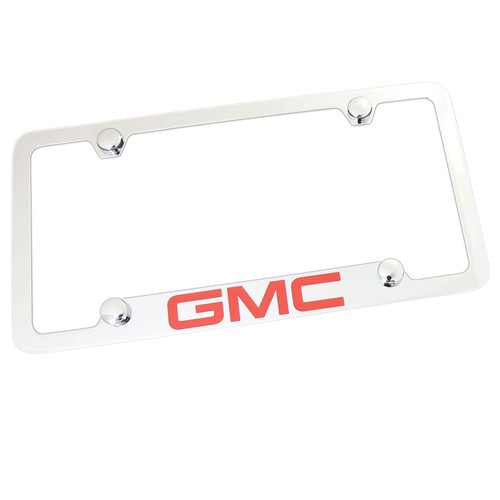 GMC Logo License Plate Frame With Holes (Chrome) | eBay