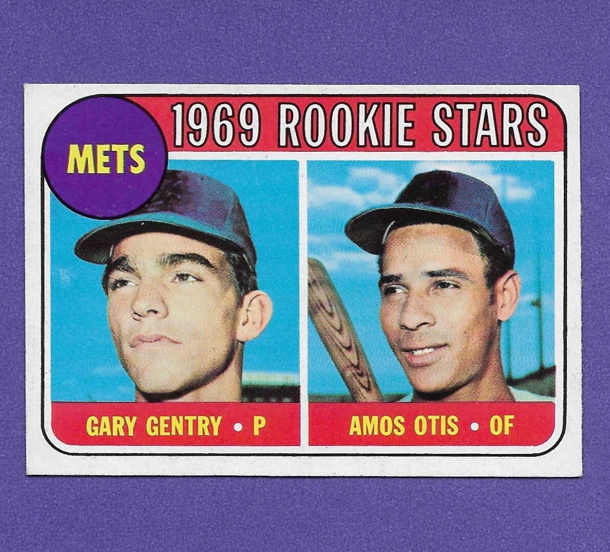 1969 Topps #31 NY New York Mets ROOKIE card Amos Otis Gary Gentry ...