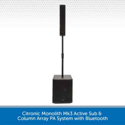 Citronic Monolith Mk3 Active Sub & Column Array PA System with ...