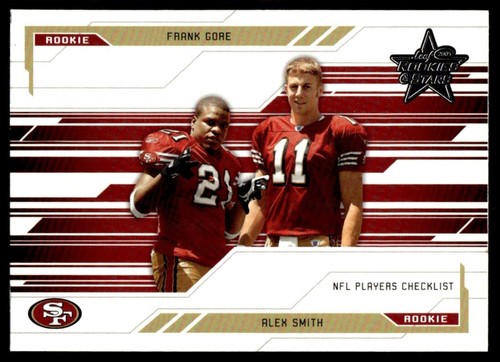 2005 Leaf Rookies & Stars Alex Smith/Frank Gore Rookie San Francisco ...