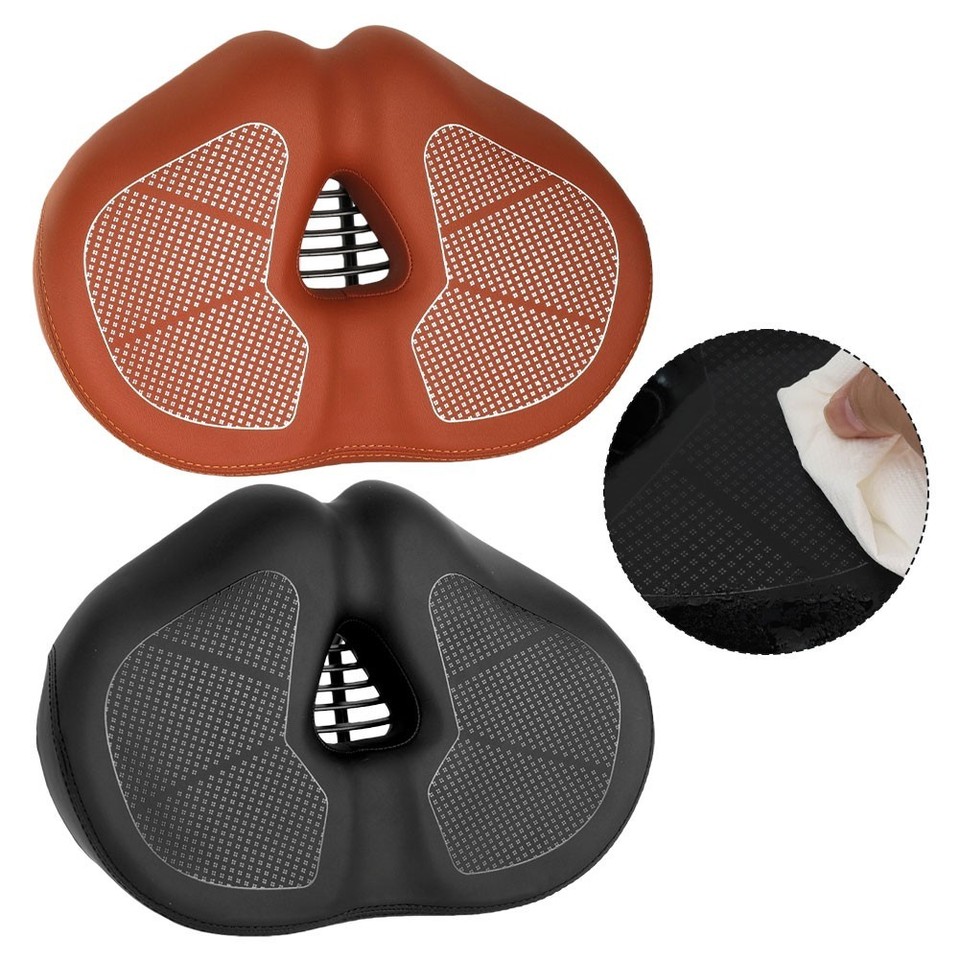 Bike Saddle Shock Absorption Anatomical Support Shape Easy Installation ...