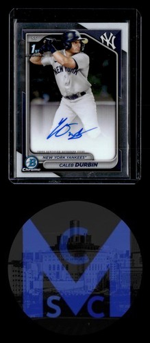 2024 Bowman Chrome #CPA-CD Caleb Durbin Prospects Autographs | eBay