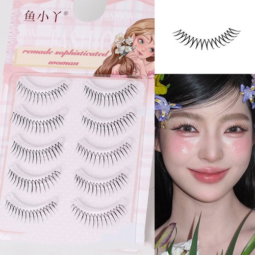 5Pairs U-shaped False Eyelashes Natural Extension Black Lashes ...