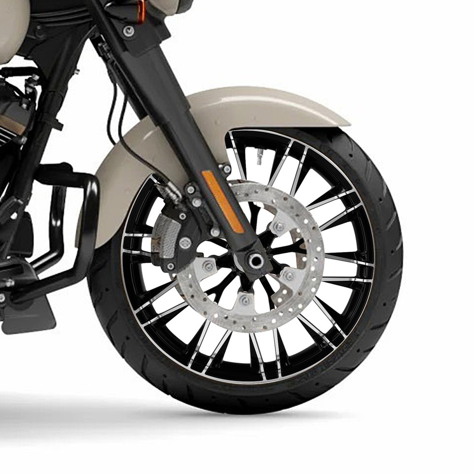21"x3.5" Front Wheel Rim Fit For Harley Touring Street Glide Road King ...