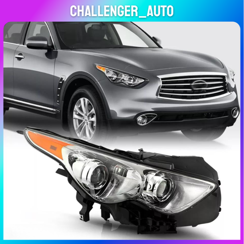 Non-AFS Headlight-Passenger Fits 2009-2017 Infiniti FX35 FX50 QX70 w/o ...