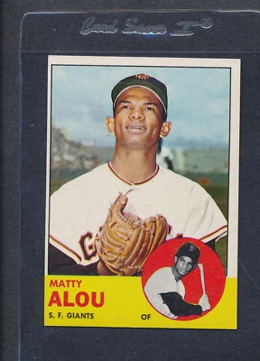 1963 Topps #128 Matty Alou Giants EX *2979 | eBay