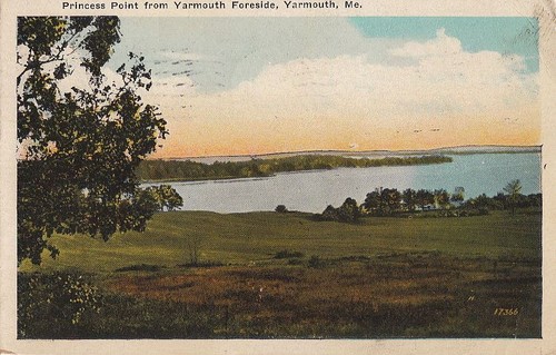 Postcard Princess Point from Yarmouth Foreside Yarmouth ME | eBay