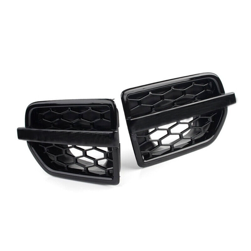 Pair Black front Grille Air Intake Fender Vent Grill For Land Rover LR4 ...