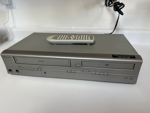 Emerson EWD2004 DVD/VHS VCR Combo Player - WITH REMOTE - TESTED And ...