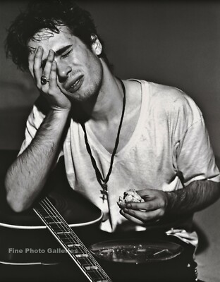 1993 Vintage JEFF BUCKLEY Music Singer By BRUCE WEBER NYC Guitar LARGE ...