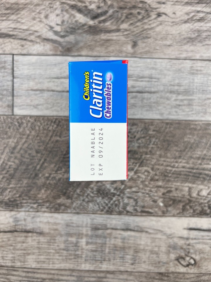 Children's Claritin Grape Chewables 24 Hour Allergy Relief 30 Tablets ...