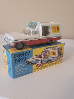 Corgi Toys 486 Chevrolet Impala Kennel Service Wagon + 4 Dogs NMIB+ | eBay