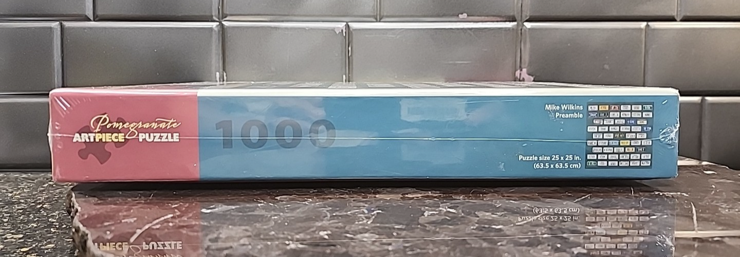 Mike Wilkins Preamble 1987 1000 Pc Puzzle Constitution 50 US License ...