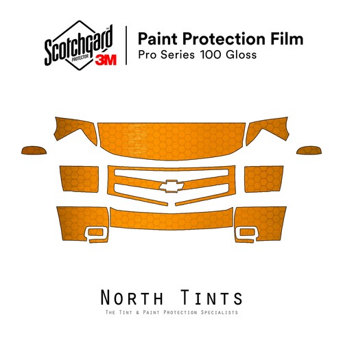 Chevrolet Silverado 1500 2007-2013 3M PRO Series PreCut Paint ...