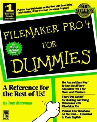 FileMaker Pro 4 Pour Les Nuls Broché Tom Maremaa | eBay