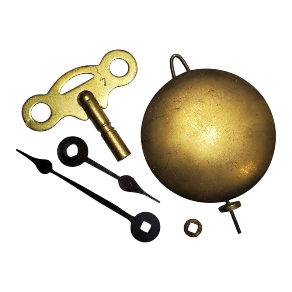 Antique E. Ingraham Mechanical Clock Movement Parts Repair | eBay