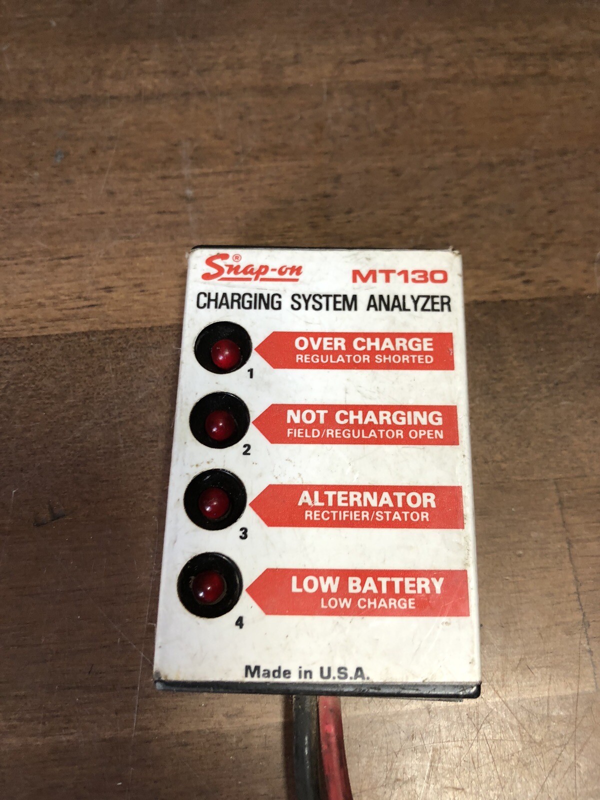 Snap-on+Charging+System+Analyzer+MT130+Tester+W+Instructions for sale ...