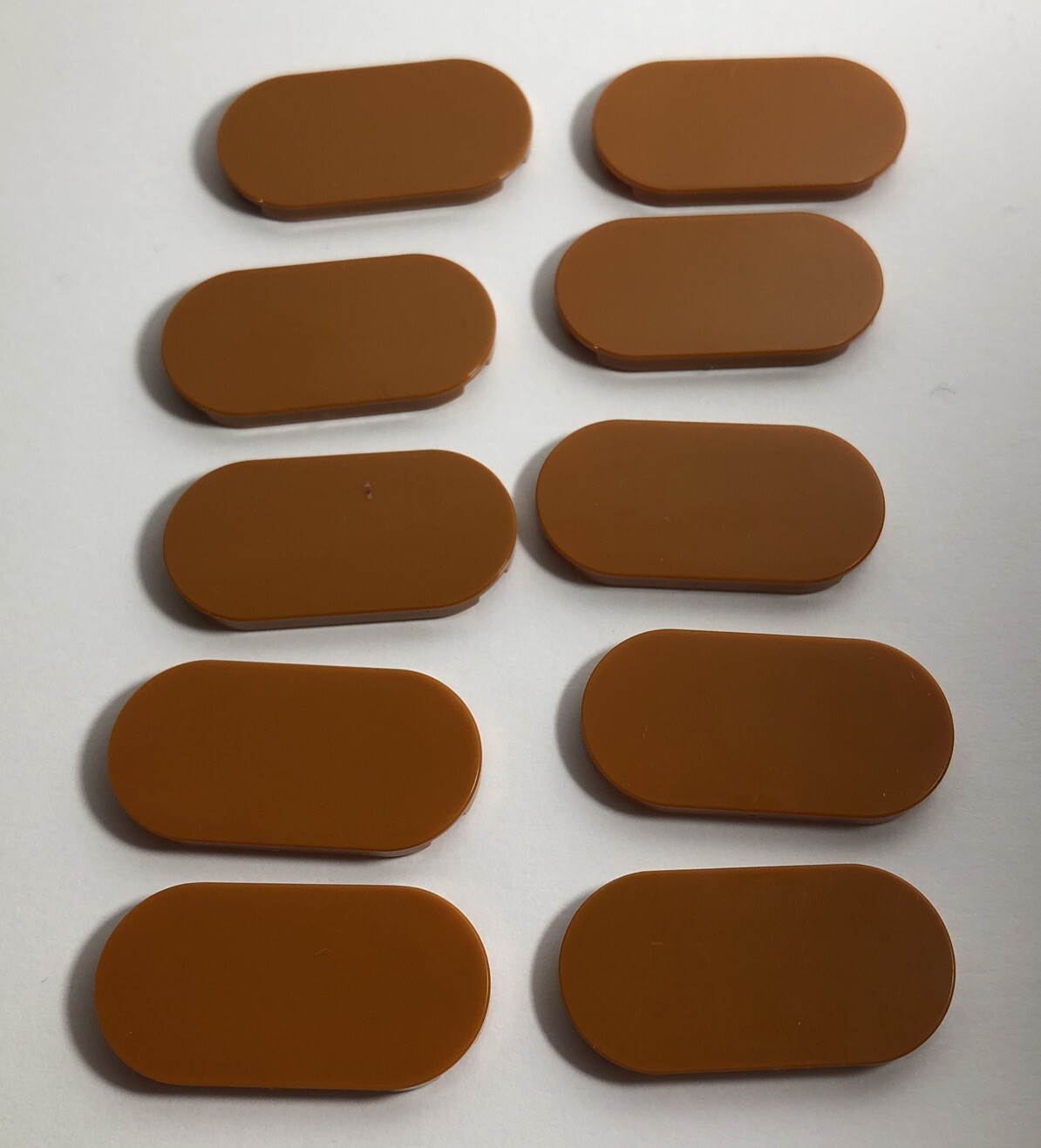 LEGO (qty X4) Black 2x4 Tile Rounded Oval (new) 66857 for sale online ...