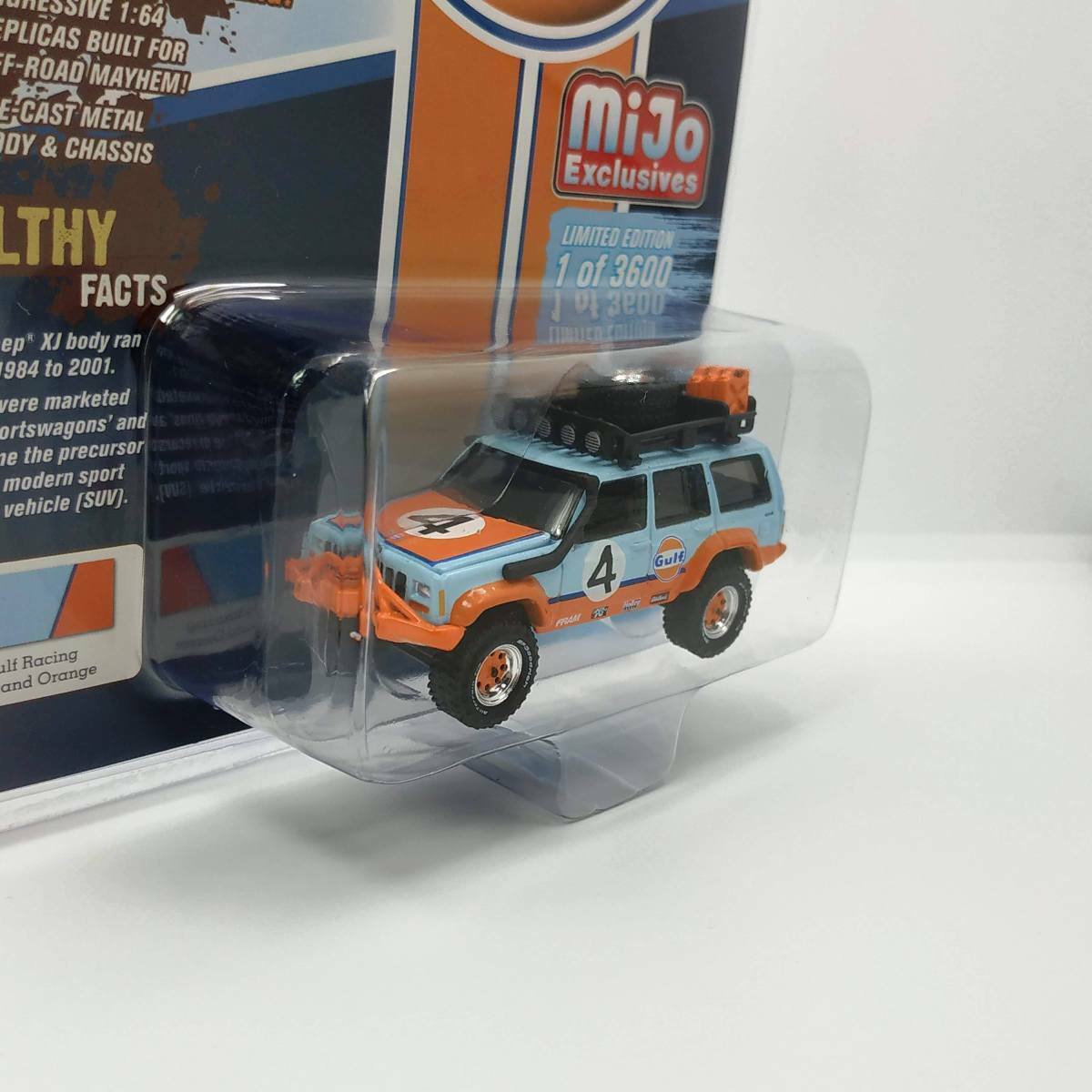 JOHNNY LIGHTNING MIJO JEEP CHEROKEE XJ GULF OFF ROAD | eBay