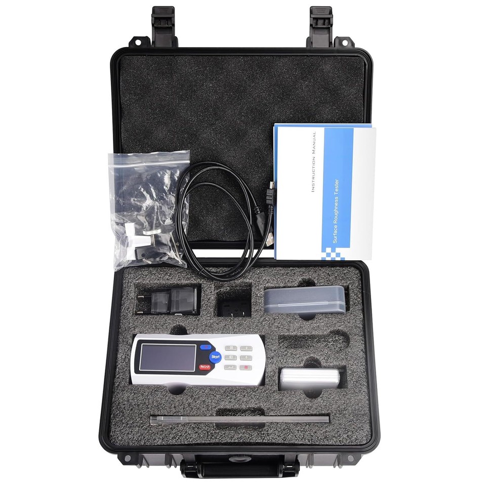 Surface Roughness Tester Profilometer Digital Surface Roughness Meter 0 ...