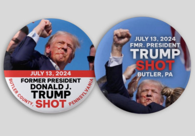 Donald Trump Assassination Attempt Buttons History Commemorative ...