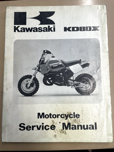 Genuine Kawasaki KD80X Service Manual 1988 KD80-N1 99924-1099-01 | eBay