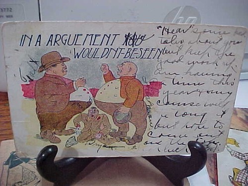 COMIC PC " IN A ARGUEMENT I HEAR SOME BAD TALES " LYNCHBURG,VA/VIRGINIA ...
