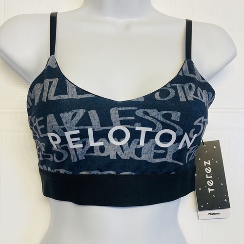 Peloton X Terez Stronger Fearless Sports Bra Unlined Pullover Size XS ...