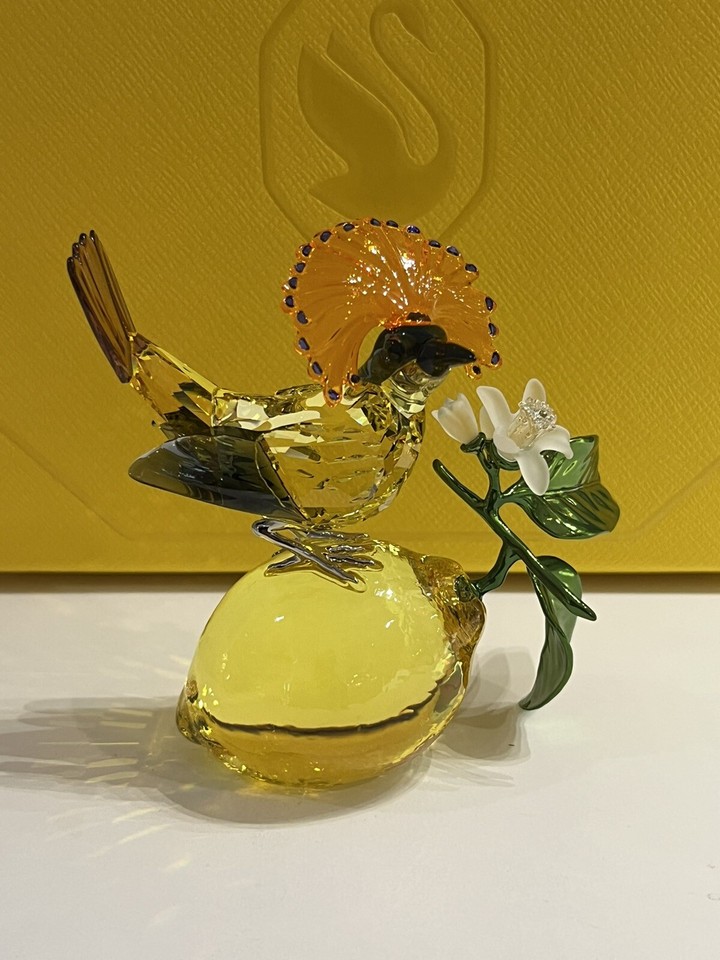 Swarovski Crystal IDYLLIA ROYAL FLYCATCHER 5651811 New In Box | eBay