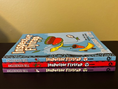 Inspector Flytrap Books 1-3 by Tom Angleberger & Cece Bell | eBay