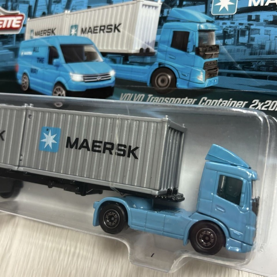 Overseas Edition Majorette LOGISTIC MAERSK 2-piece set Marks ...