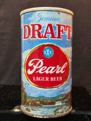 PEARL LAGER BEER GENUINE DRAFT - MID 1960'S 12OZ EARLY RING TAB CAN - 2 ...