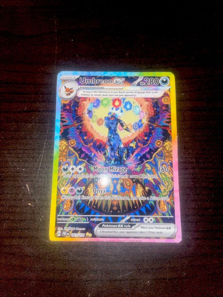 Pokémon TCG: Custom Made Fan Art Magnet - Umbreon Ex 161/131 | eBay