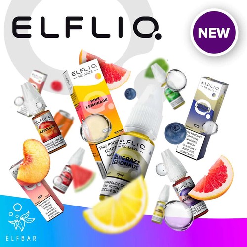 Elf liq Nic Salt 10 x 10ml E Liquid 10mg|20mg Vape Juice 50/50 Elf ...