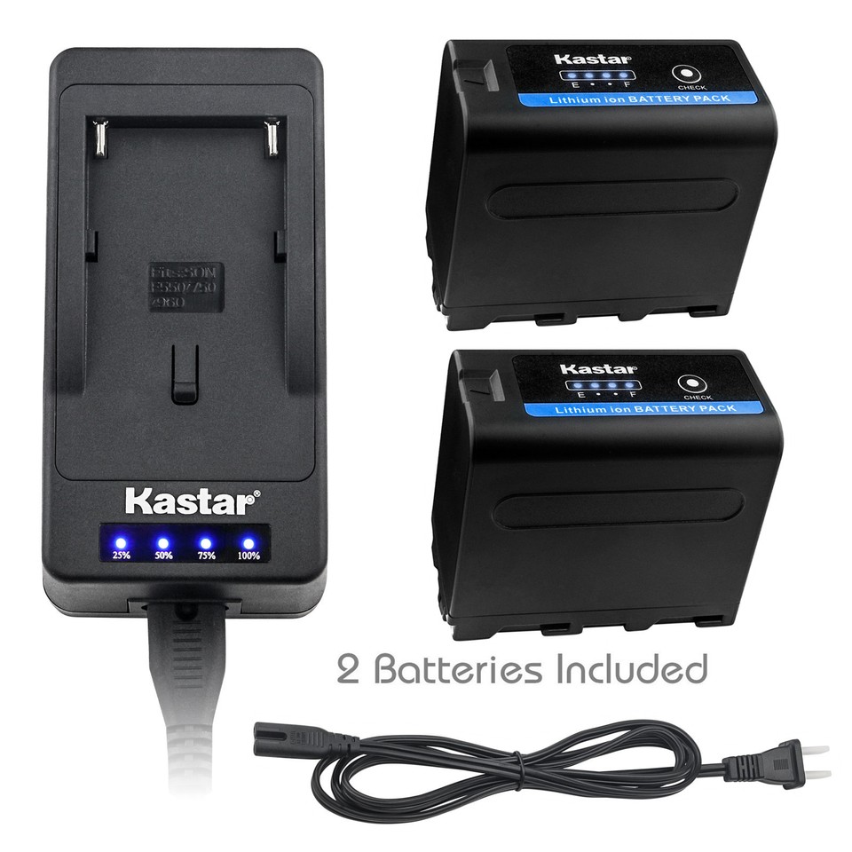 Kastar Battery Super Charger for Sony NP-F970PRO DSR-PD170 DSR-PD190 ...