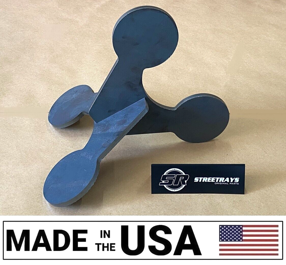 [SR] Steel Flip Jumping 4" Shooting Target 12" Tall 3D 3/8" Thick Made ...