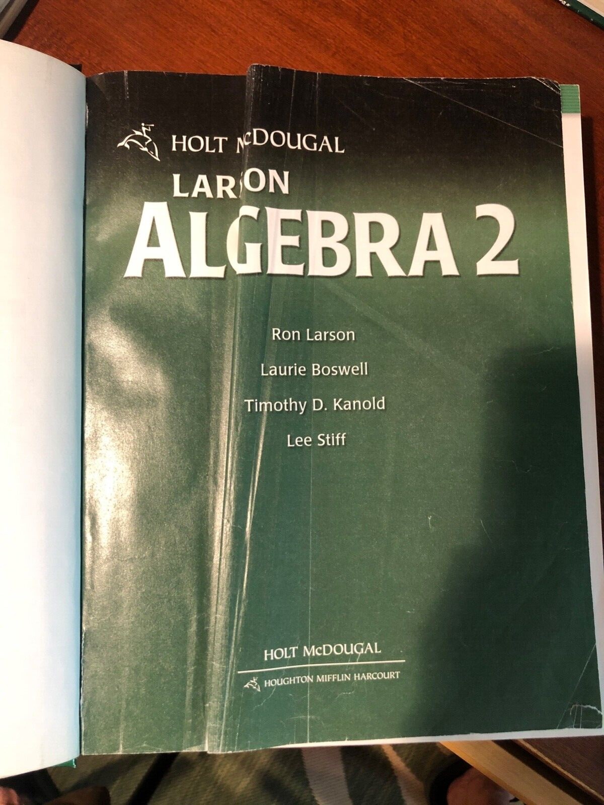 Holt McDougal Larson Algebra 2: Student edition 2011, HC — GOOD ...