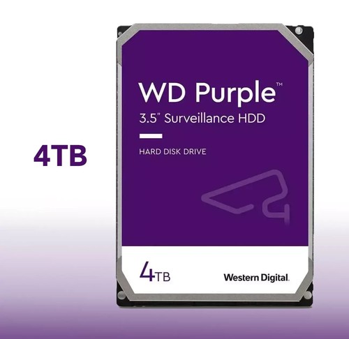 Western Digital WD Purple 4TB HDD SATA lll Surveillance Hard Disk Drive ...