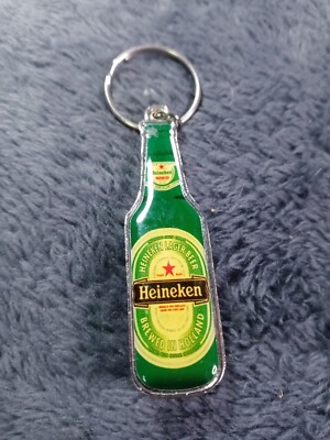 Heineken Beer Advertising Promo Metal Key Chain Bottle Cap Opener New ...