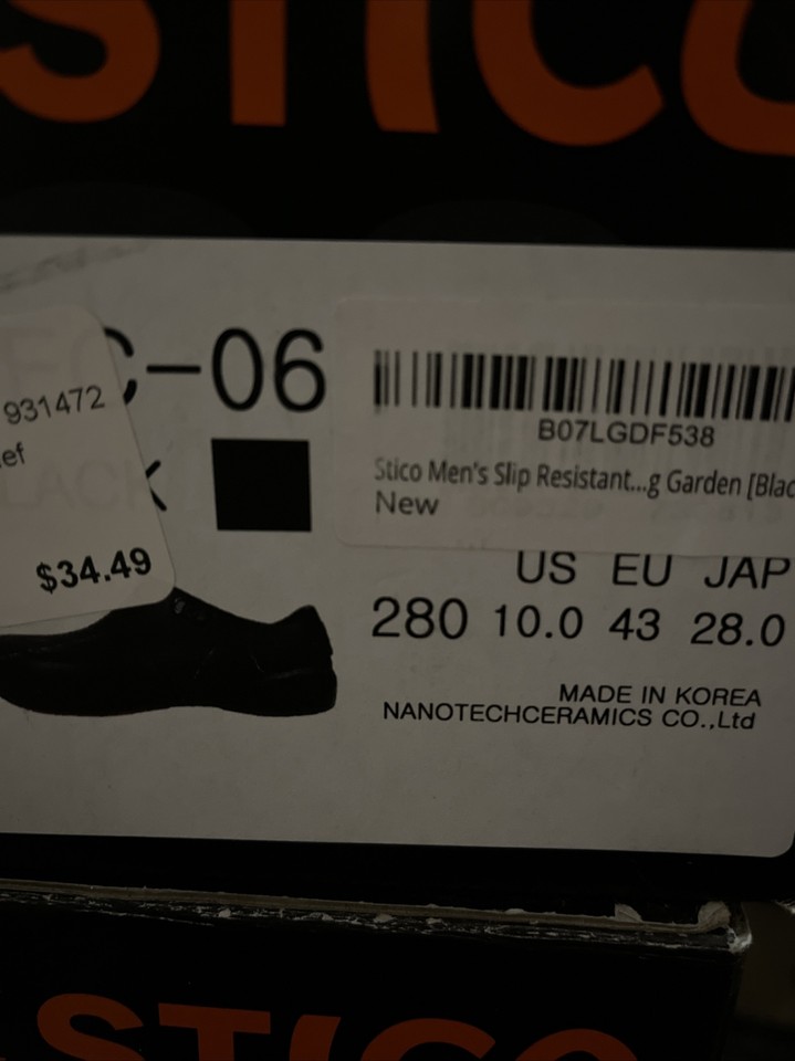 Stico Slip Resistant Chef Clogs, Professional Non-Slip Work Shoes Men ...