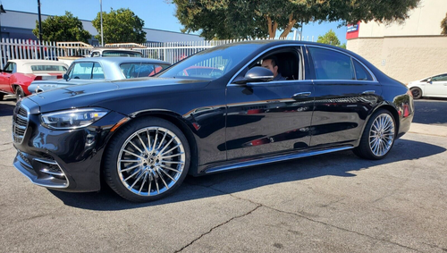 Original 21" Mercedes OEM AMG S580 S560 S550 Maybach Chrome Wheels Rims ...