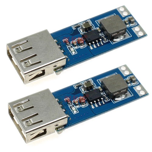 2pcs DC Boost Module 3V 3.3V 3.7V 4.2V Input 5V 2A USB Output 10W DIY ...
