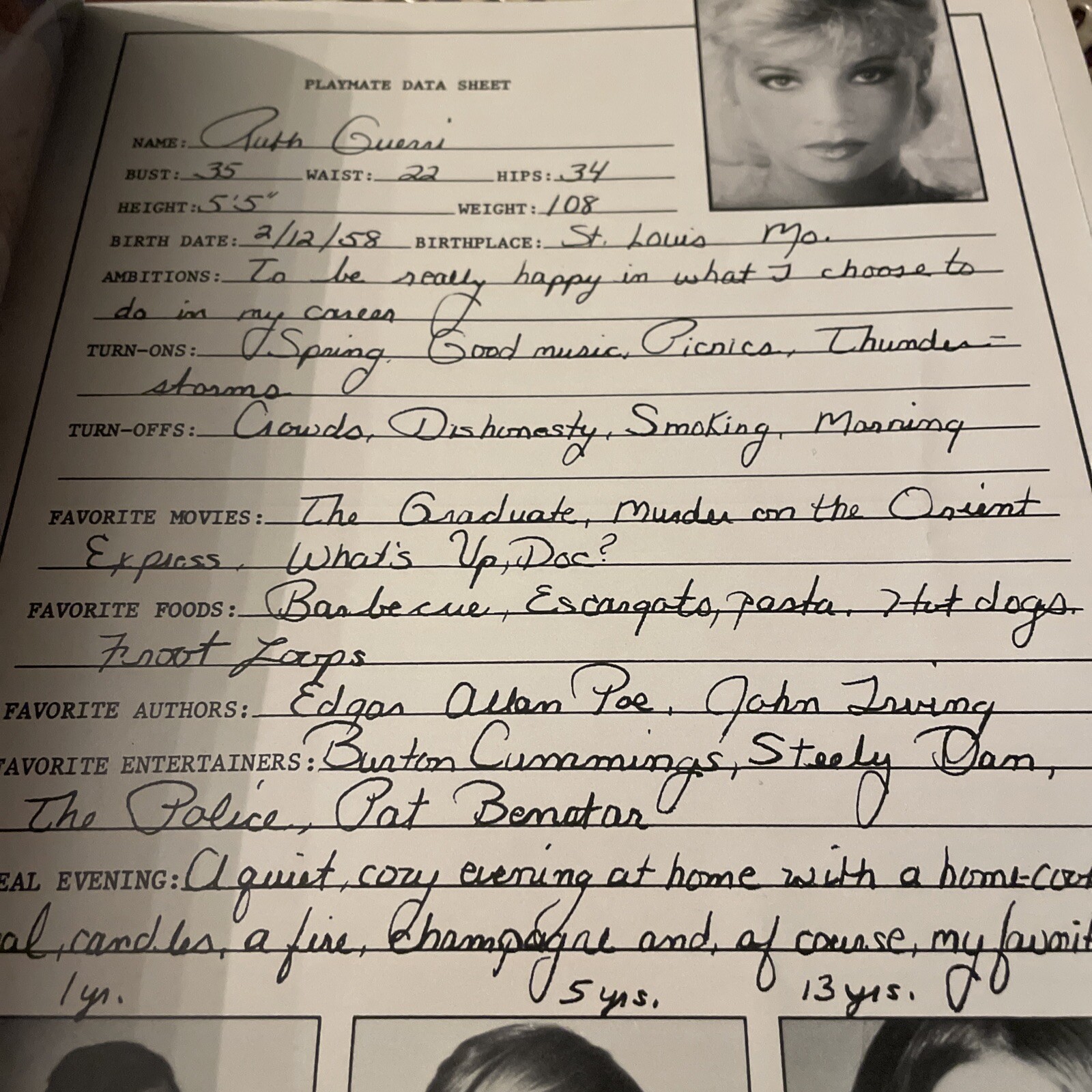 Play Boy Magazine July 1983 Ruth Guerri & Bonds Women & Carrie Fisher ...