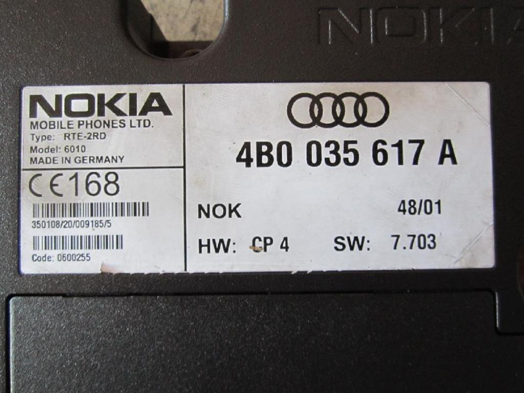 TELEMATIK Steuergerät Audi A6 S6 RS6 4B NOKIA 4B0035617A | eBay