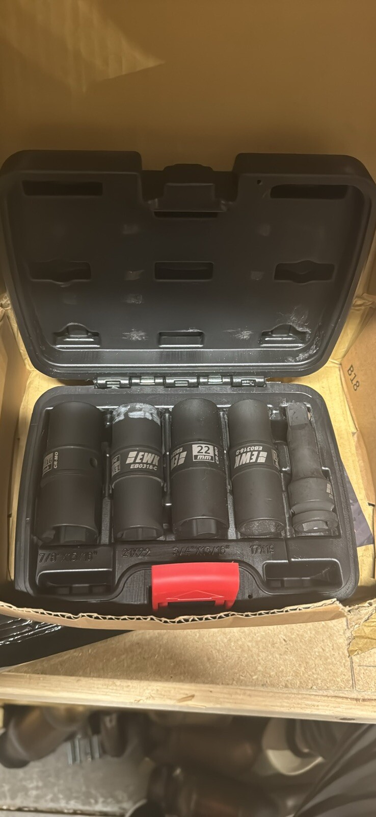 EWK 1/2" Drive 8-in-4 Flip Thin Wall Lug Nut Impact Socket Set | eBay