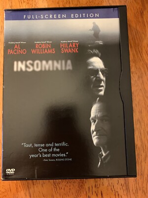 Insomnia (DVD, 2002, Full Frame) 85392282821| eBay