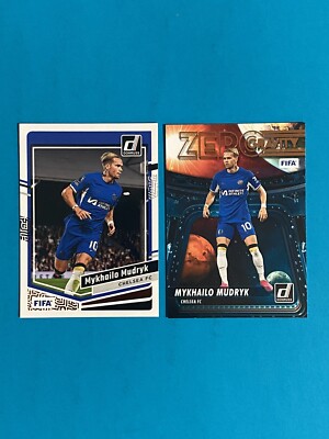 Mykhailo Mudryk Soccer Card Lot 2023-24 Donruss Base + Zero Gravity ...