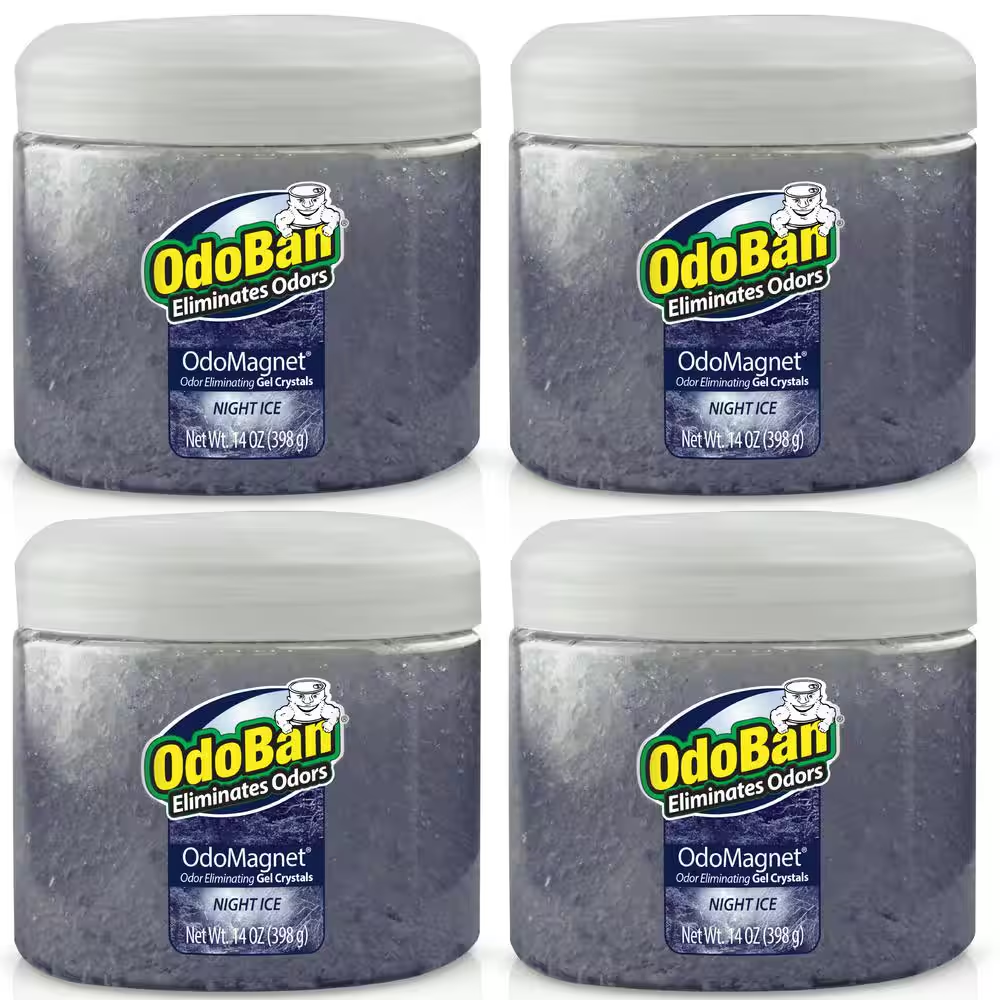 (4-Pack) Odoban Odor Remover Gel Crystals Absorber And Air Freshener | eBay