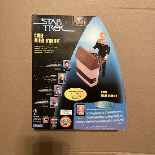 Star Trek Chief Miles O'Brien Deep Space 9 Warp Factor 2 Playmates 1998 ...